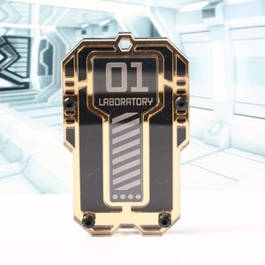 Futuristic Cyberpunk Inspired Emergency Key Necklace Pendant Cyberpunk ...