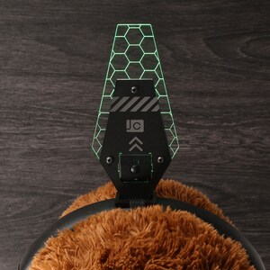 LED Mecha Rabbit Headphone Cyberpunk LED Headset Gear - Color Changing ...