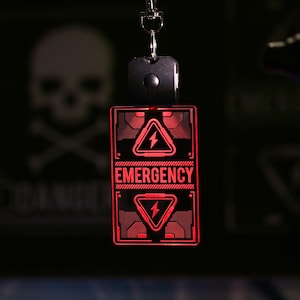 Cyberpunk Keychain - Color Changing - Stocking Stuffer -light up ...