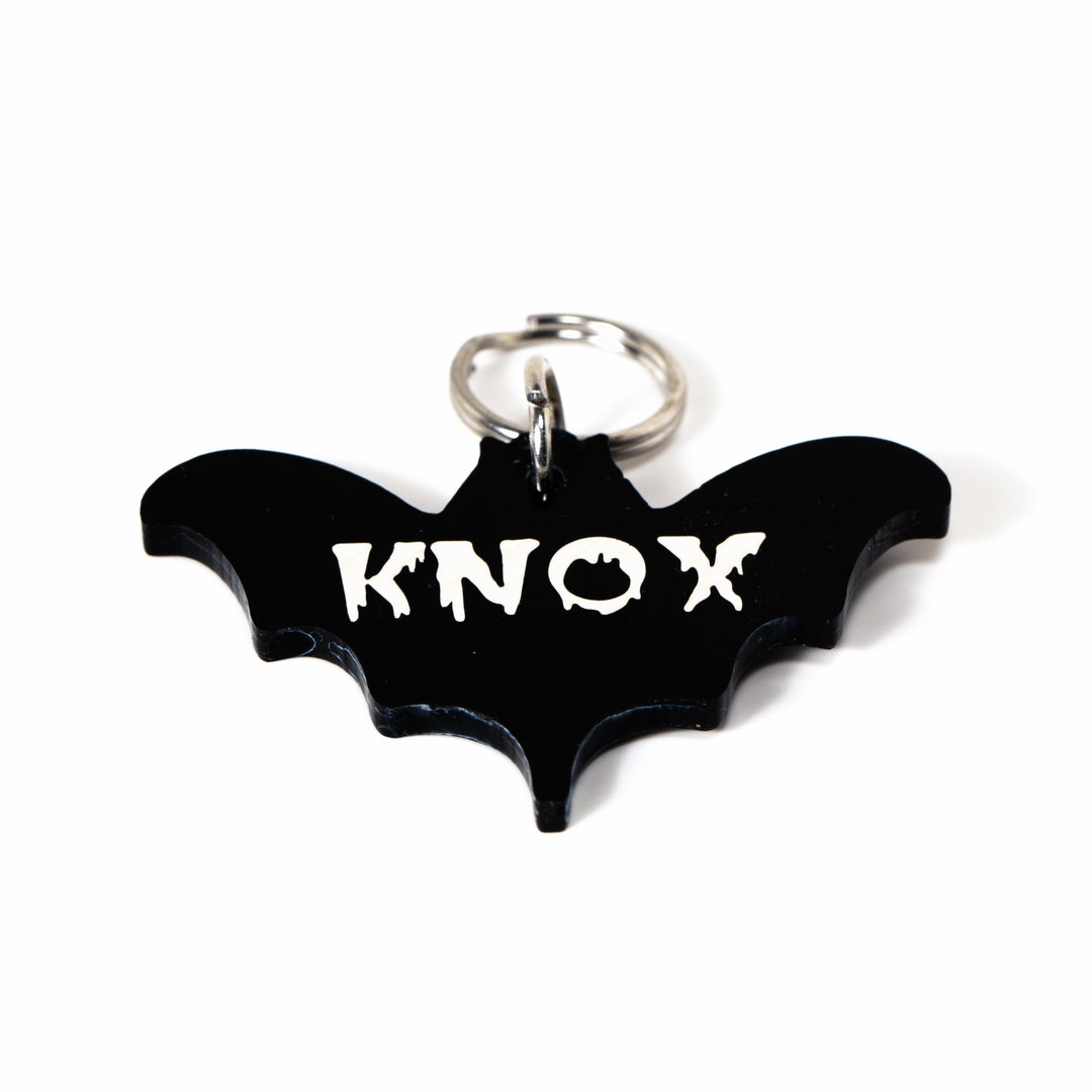 Personalized Bat Pet Tag or Human ID Tag Perfect Tag for - Etsy