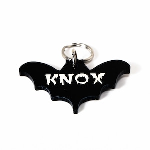 Personalized Bat Pet Tag or Human ID Tag, Perfect Tag for Cats, 10 ...