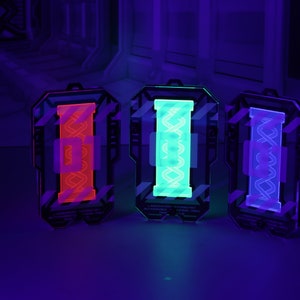 Cyberpunk Biohazard Access Key Necklace Pendant - Cyberpunk Accessory ...