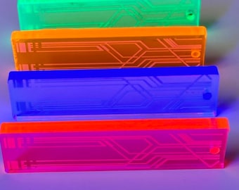 Futuristic Cyberpunk Keychain Color Changing Futuristic - Etsy