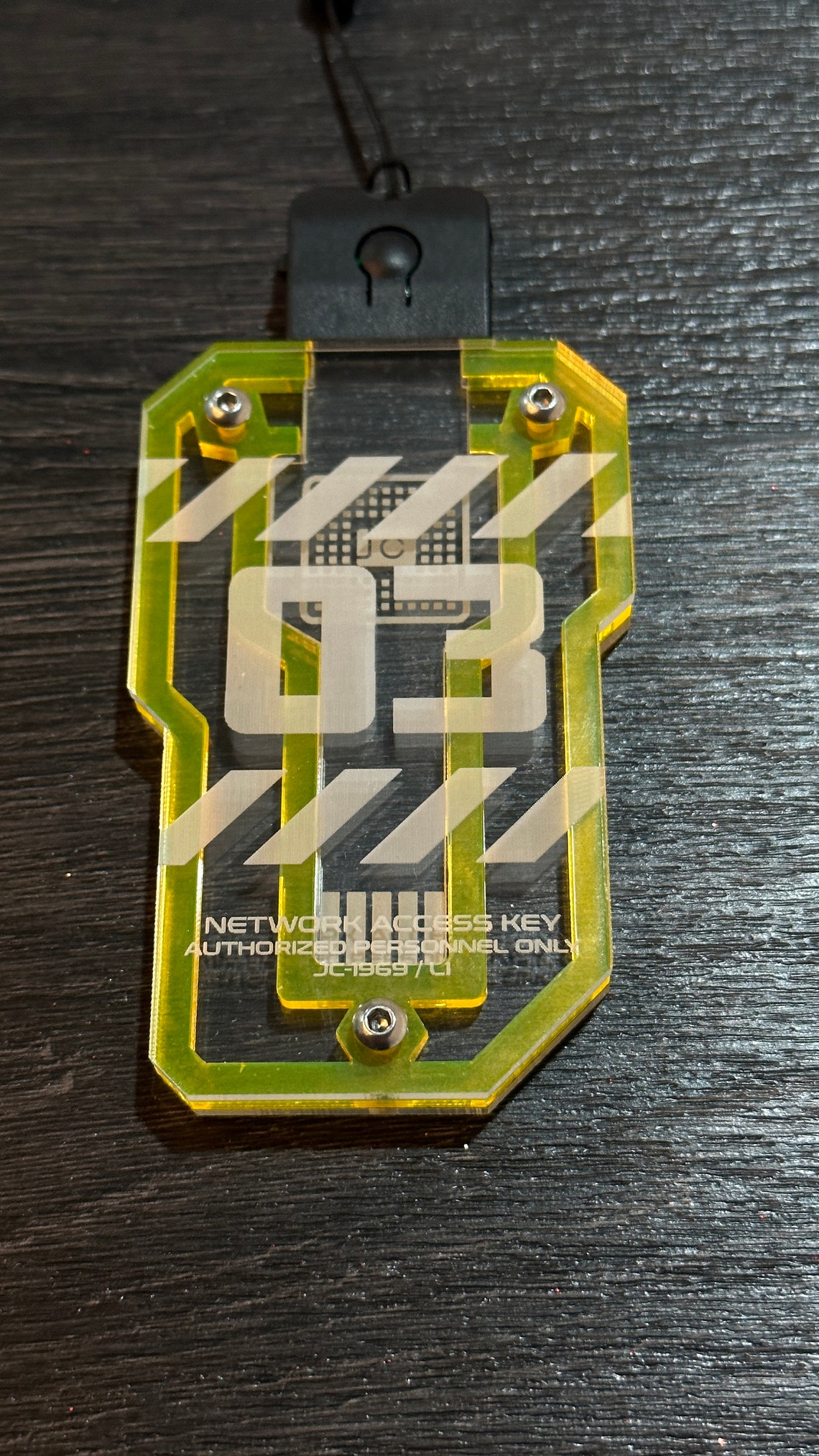 LED Cyberpunk Emergency Access Key Pendant Cyberpunk - Etsy