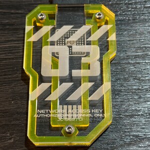 LED Cyberpunk Emergency Access Key Pendant Cyberpunk - Etsy