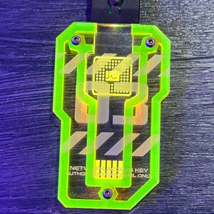 LED Cyberpunk Emergency Access Key Pendant Cyberpunk - Etsy