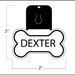 Personalized LED Dog Tag - Light up Dog Tag - Color Changing - Stocking ...