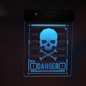 Cyberpunk Mirror Hanger - LED Door Hanger - Color Changing - Light up ...