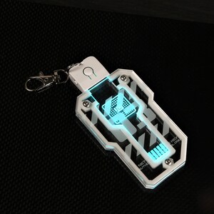 LED Cyberpunk Emergency Access Key Pendant Cyberpunk - Etsy