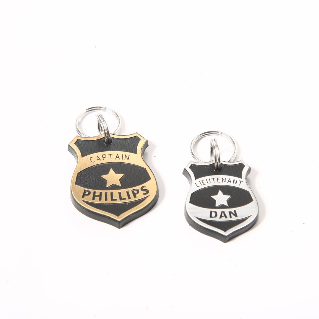K-9 Dog Tag - Police Badge Dog Tag for Dogs - Pet ID - King - Sheriff ...