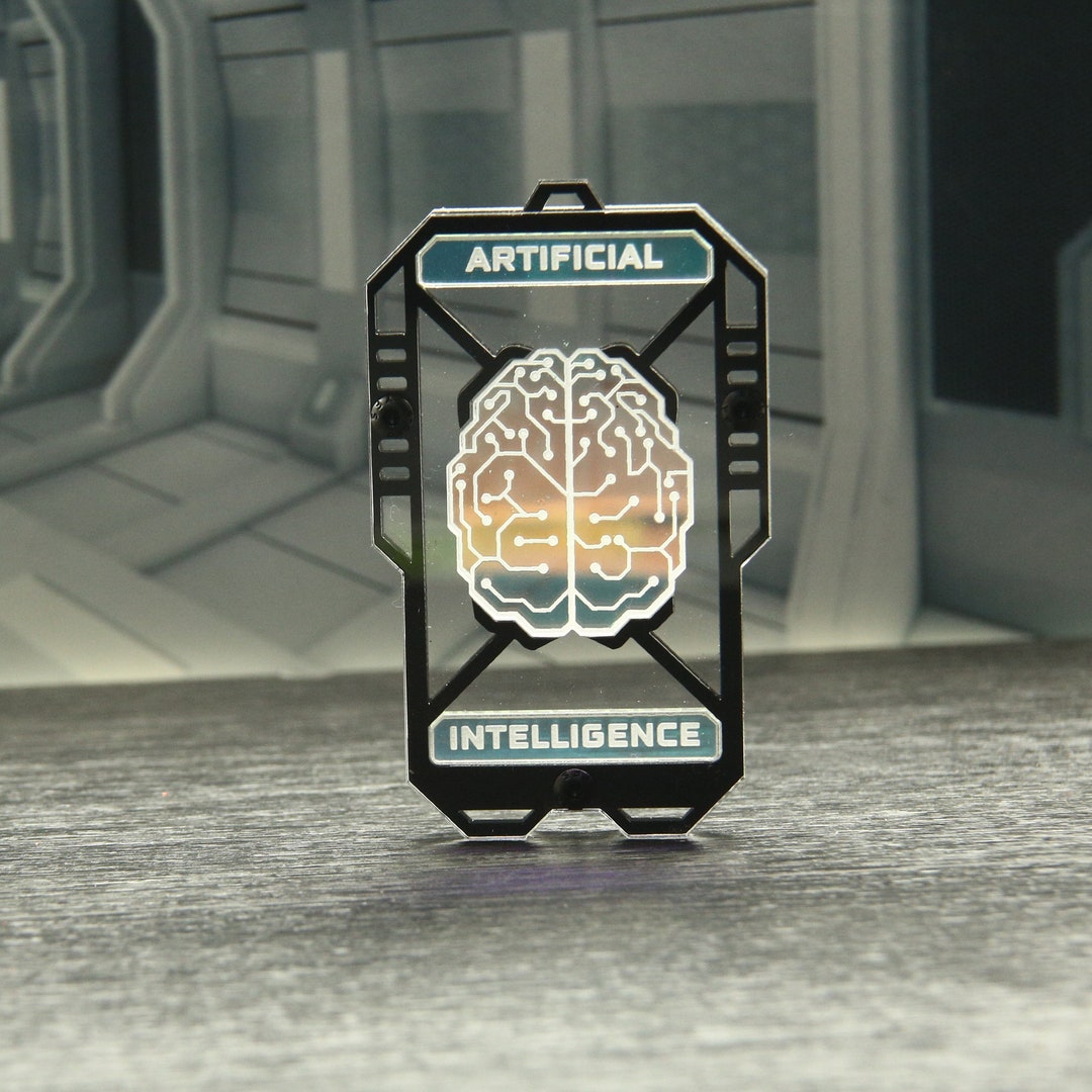 Cyberpunk Artificial Intelligence (A.I.) Key Necklace Pendant ...