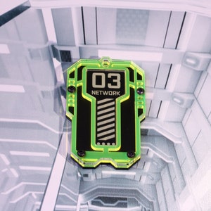 Futuristic Cyberpunk Inspired Emergency Key Necklace Pendant ...