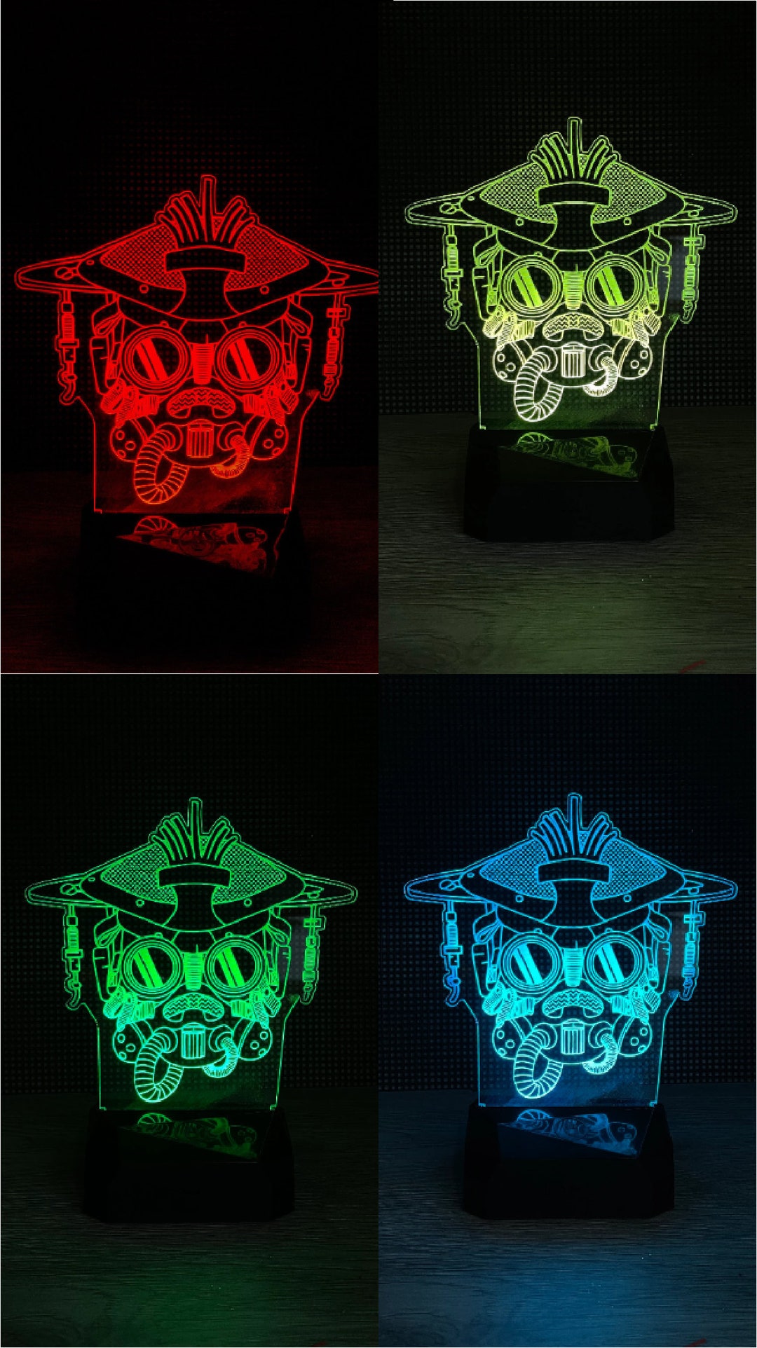 Bloodhound LED Light up Sign Made in USA Color Changing Wireless Remote ...