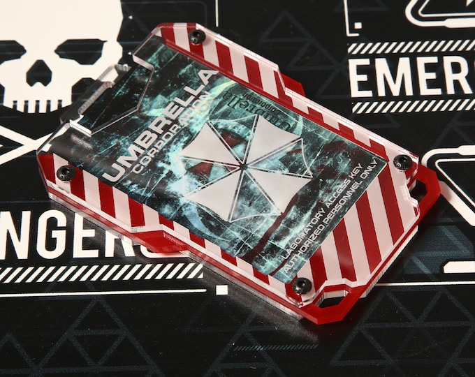 Cyberpunk Keycard Style Card ID Holder - Etsy Canada