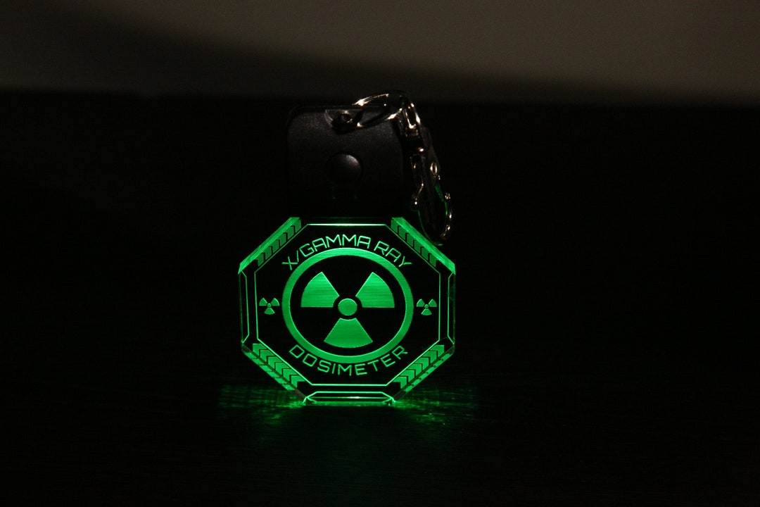 LED Radiation Tag - Color Changing - Fallout Detector -light up ...
