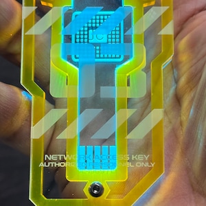 LED Cyberpunk Emergency Access Key Pendant Cyberpunk - Etsy