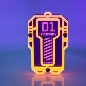 Futuristic Cyberpunk Inspired Emergency Key Necklace Pendant ...