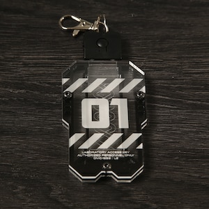 LED Biohazard Access Key Pendant - Cyberpunk Accessory - Cyberwear ...