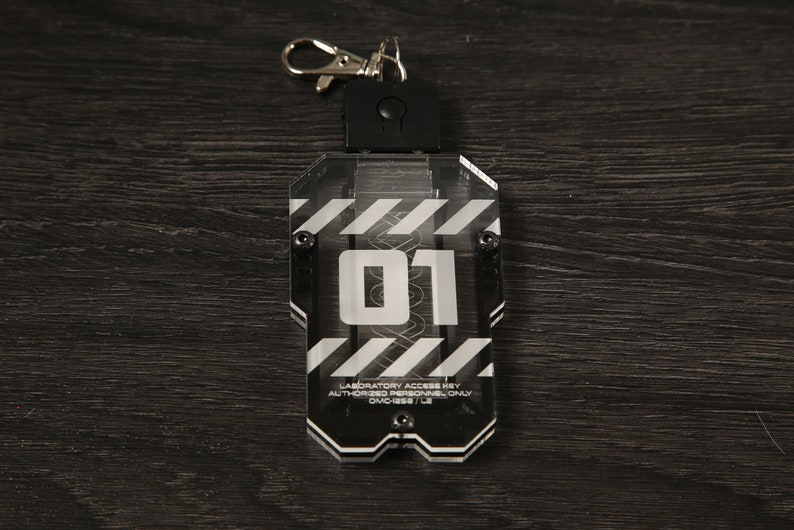 LED Biohazard Access Key Pendant - Cyberpunk Accessory - Cyberwear ...