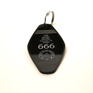 Custom Retro Motel Key Fob, Use Your Custom Text or Your Logo - Etsy