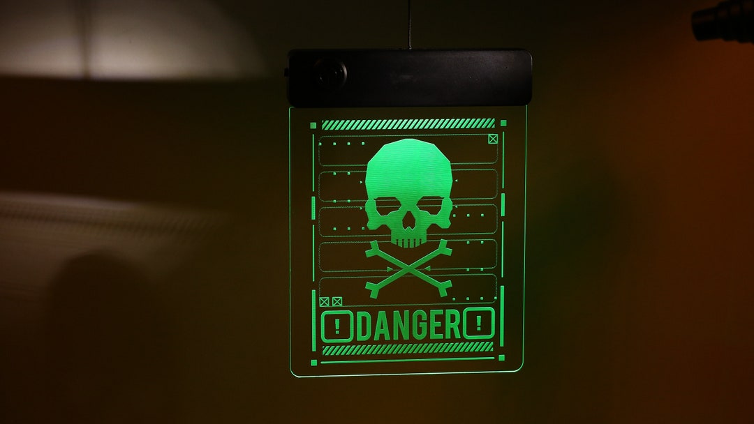 Cyberpunk Mirror Hanger LED Door Hanger Color Changing - Etsy