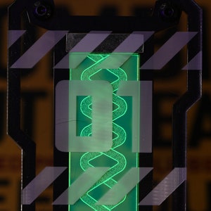 Cyberpunk Biohazard Access Key Necklace Pendant Cyberpunk Accessory ...