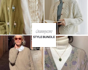 Grandma Core Style Bundle, Secondhand Clothing Mystery Bundle Personal ...