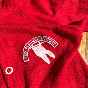 Red Flannel Factory | Vintage Christmas Pajamas | Baby Clothes - Etsy