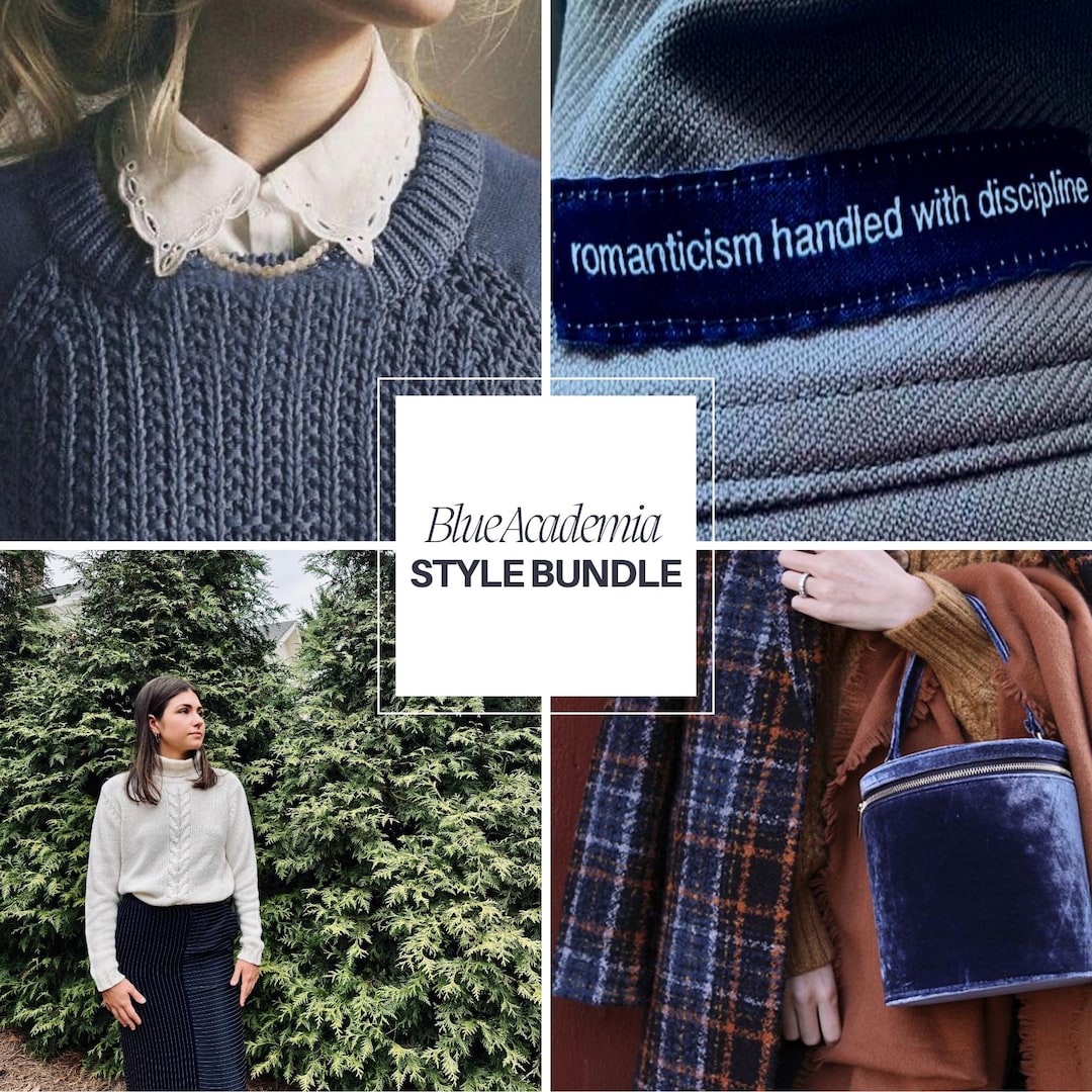Personalized Style Bundle | Blue Academia - Etsy