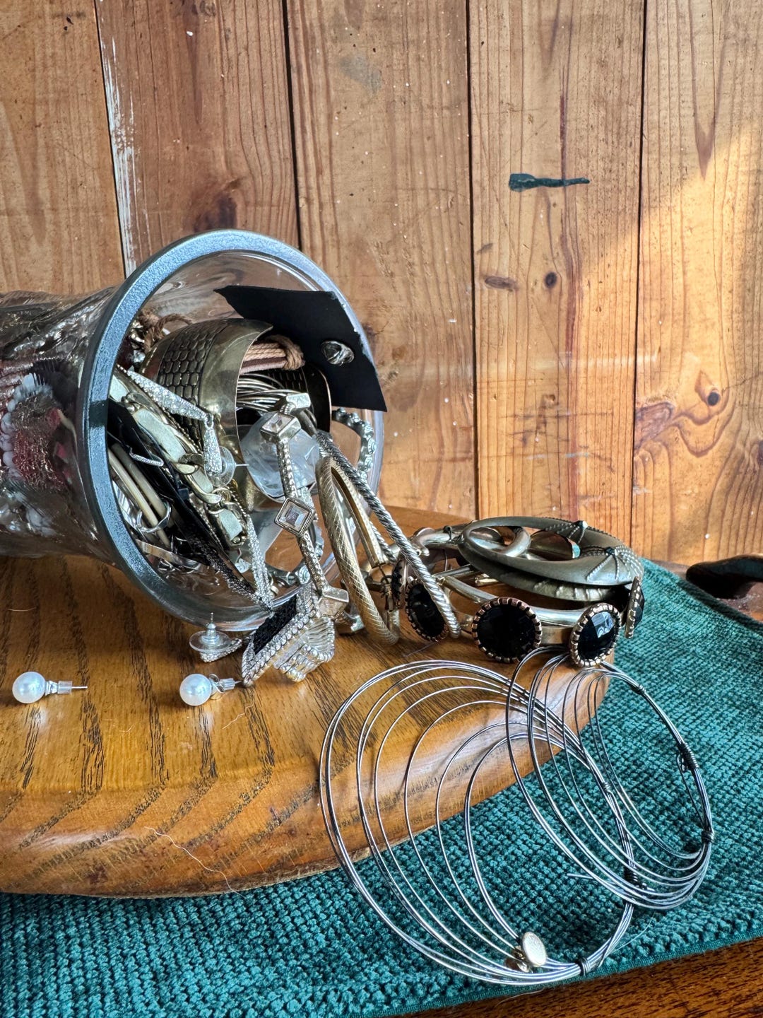 Jewelry Vase Witchy Baddie Mix Mystery Jewelry Jar, Destash Vintage ...