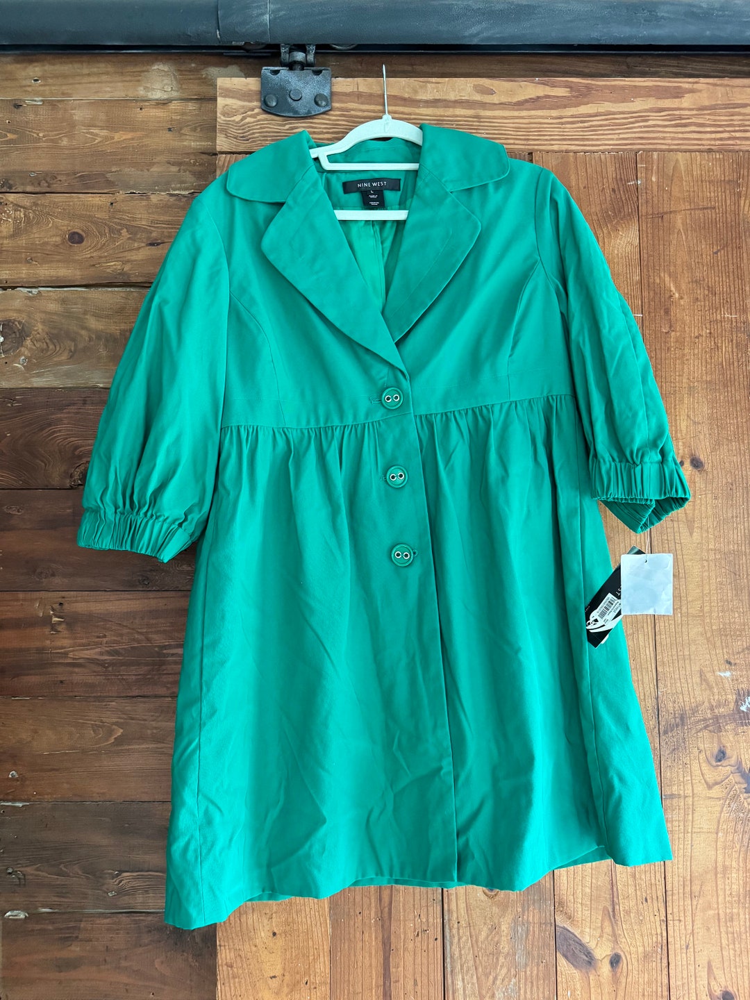 Nine West | Y2K Green Jacket - Etsy