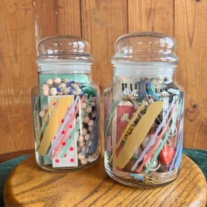 90’s Beach House Junk Drawer Destash Jar | Mystery Jewelry Jar | Found ...