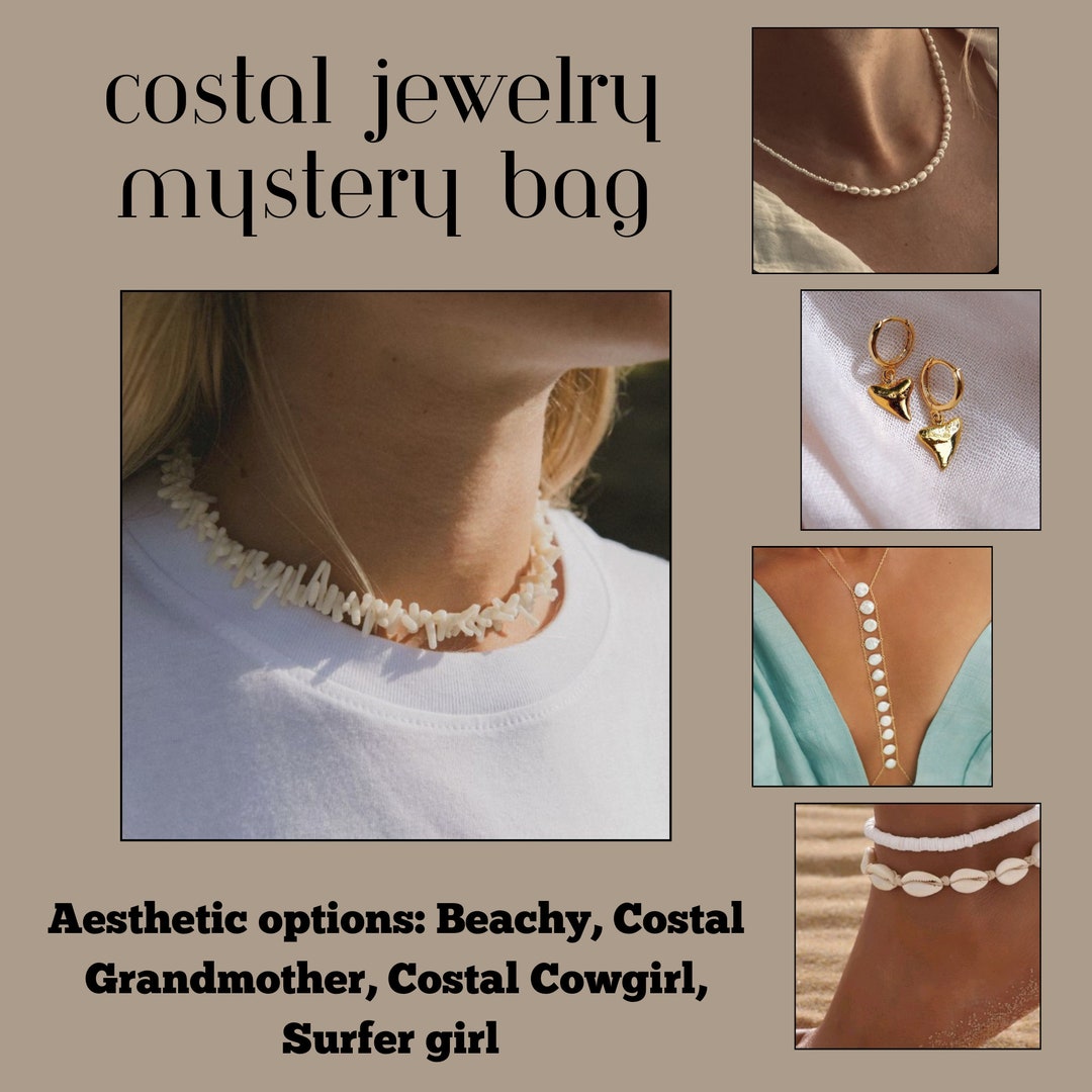 Mystery Jewelry Bundle Costal Aesthetic 5, 10, or 15 Piece Bags - Etsy