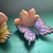 Set of 2 Butterfly / Floral Hanging Shelves - Etsy