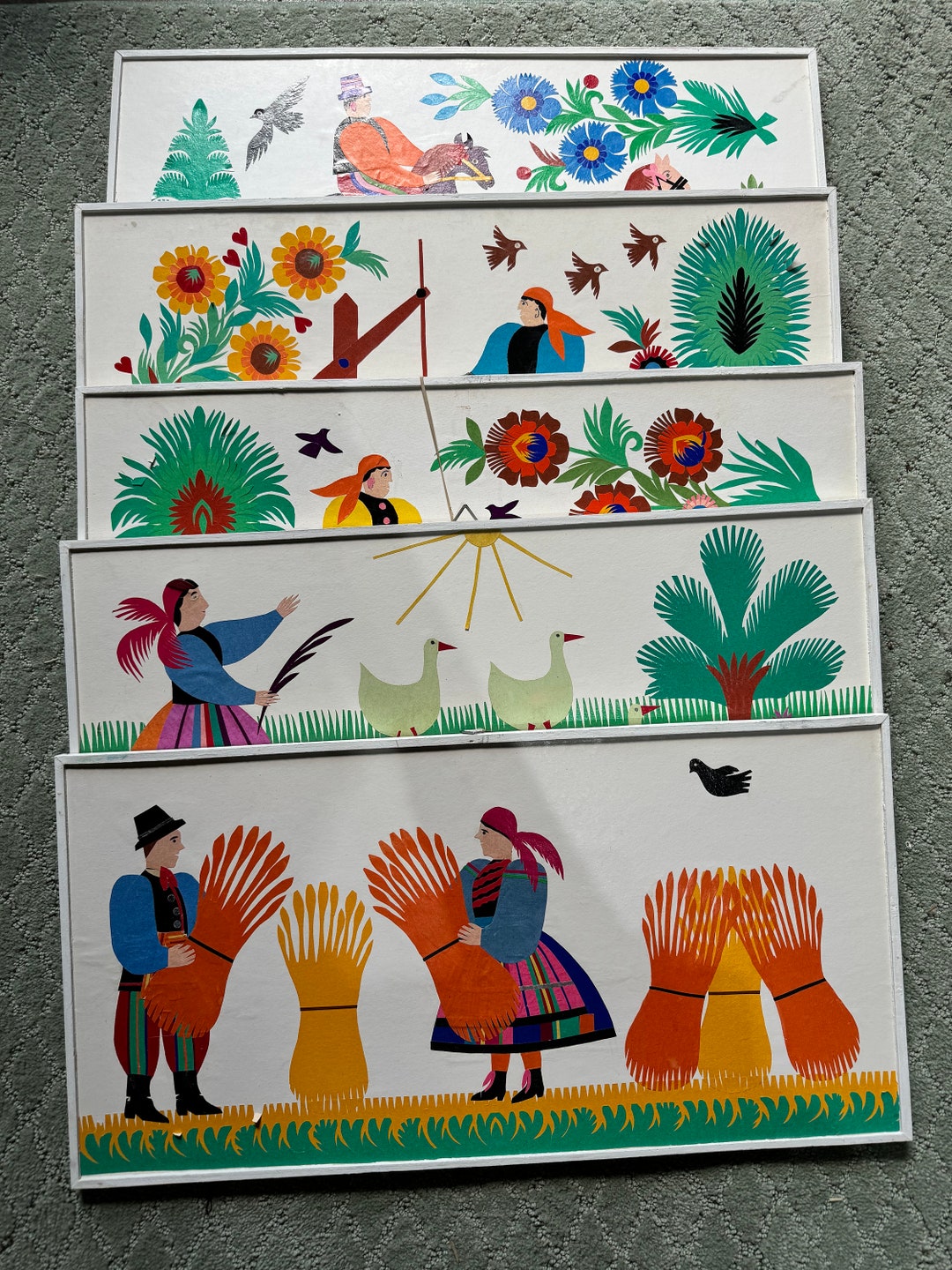 German Folk Art | Vintage Papercraft - Etsy