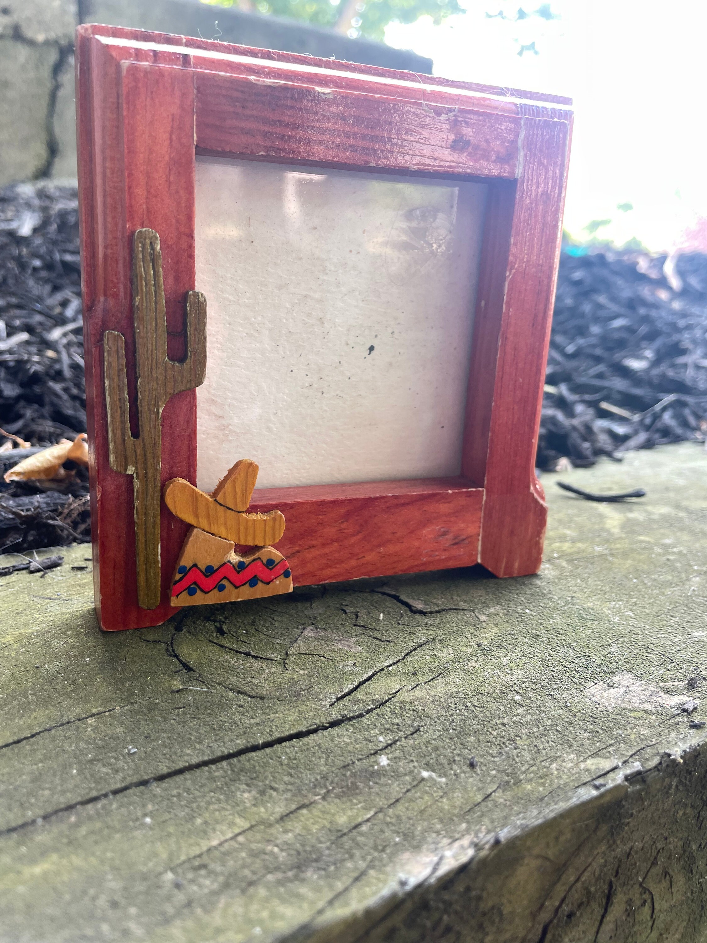 Little Wooden Western Picture Frame - Etsy