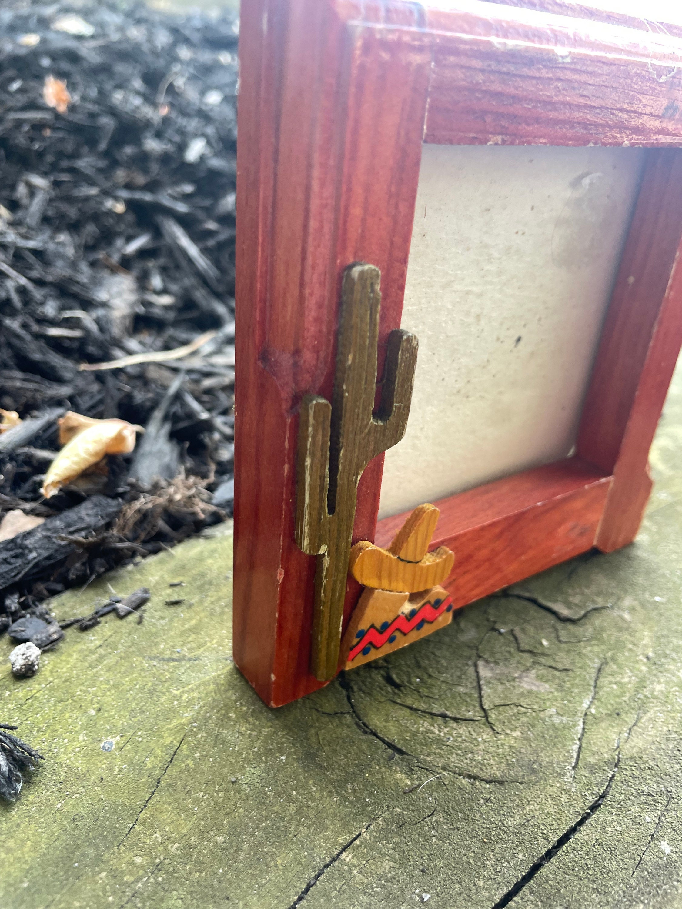 Little Wooden Western Picture Frame - Etsy