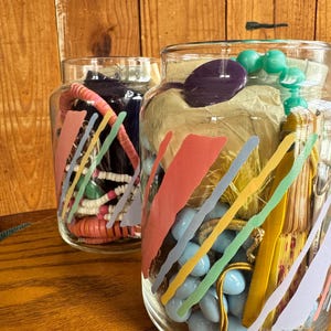 90’s Beach House Junk Drawer Destash Jar | Mystery Jewelry Jar | Found ...