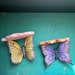 Set of 2 Butterfly / Floral Hanging Shelves - Etsy