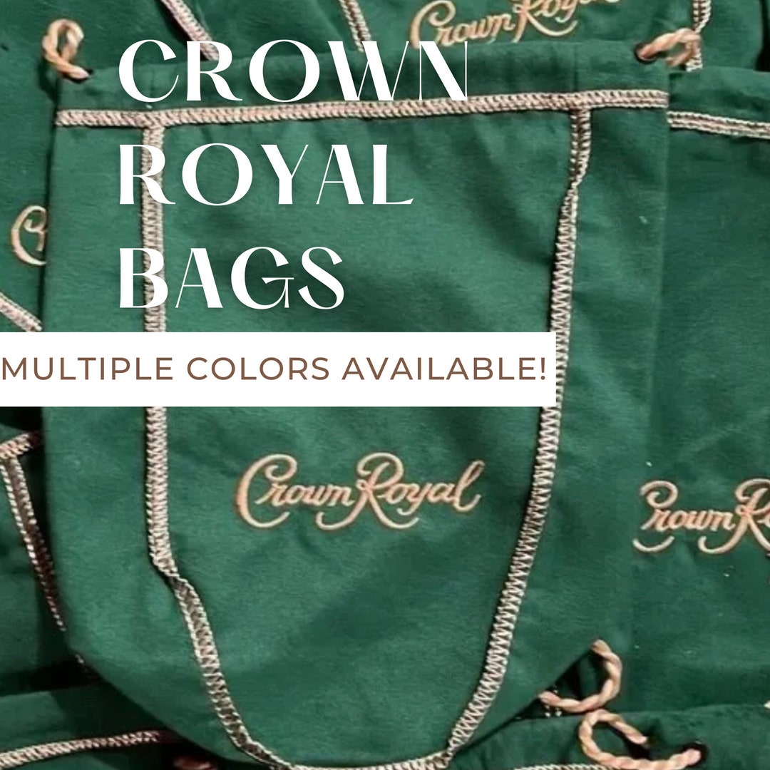 Crown Royal Bags | Bourbon Collectors, Memorabilia | Craft Lot, Upcycle ...