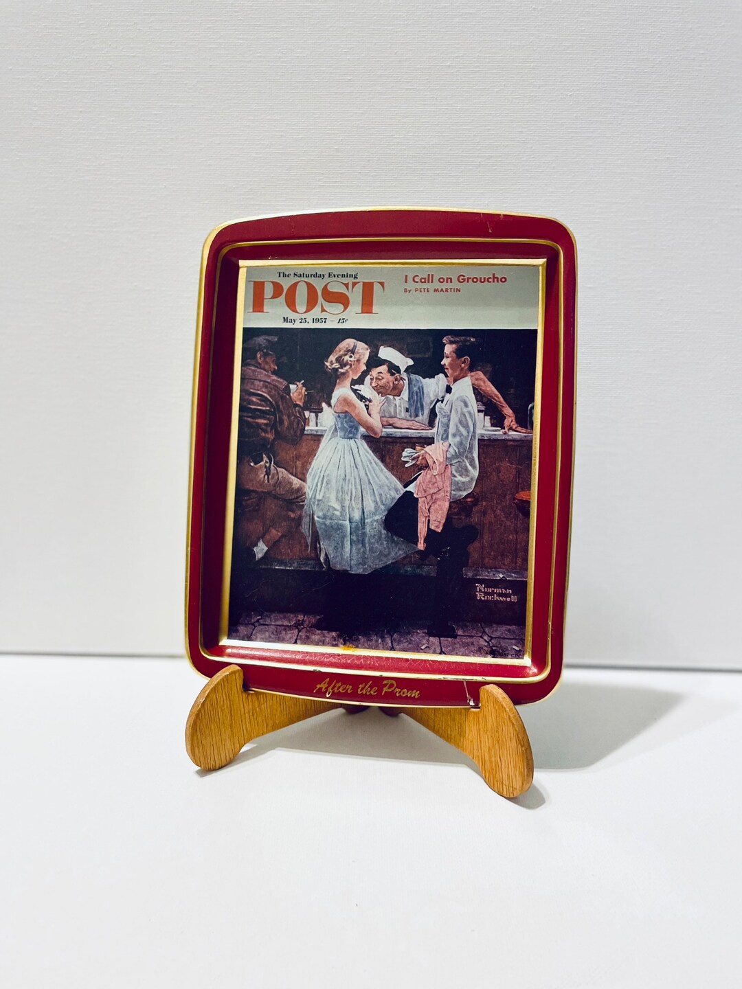 Norman Rockwell Vintage Tip Tray after Prom - Etsy