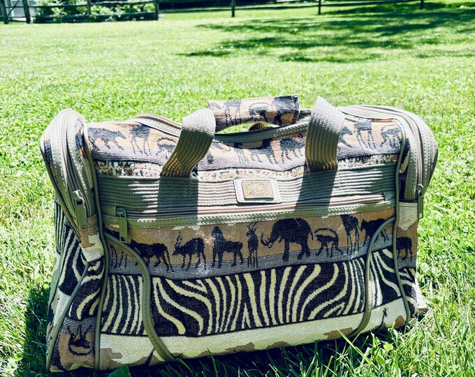 Pioneer Express | Vintage Safari Duffel Bag - Etsy