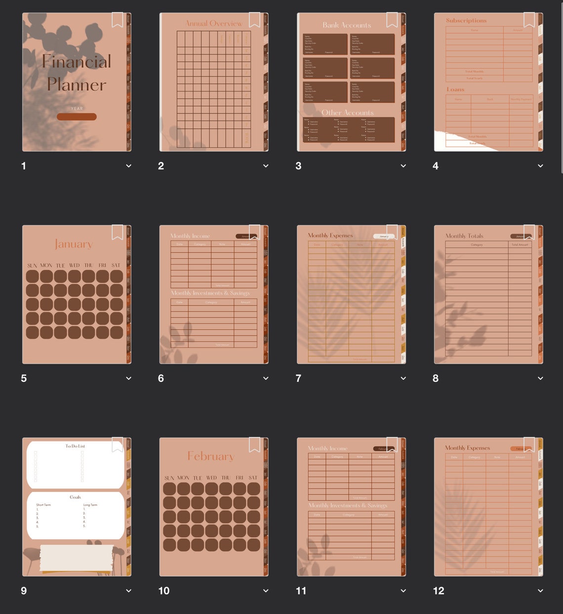 Digital Budget Planner, Finance Tracker, Finance Planner, Digital ...