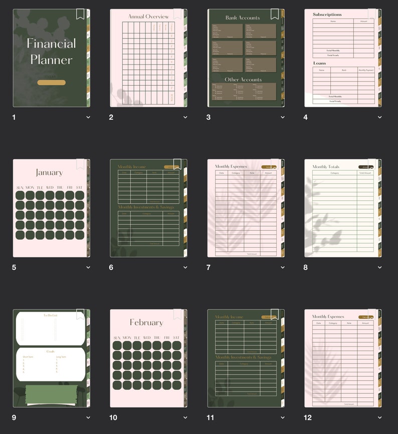 Digital Budget Planner, Finance Tracker, Finance Planner, Digital ...