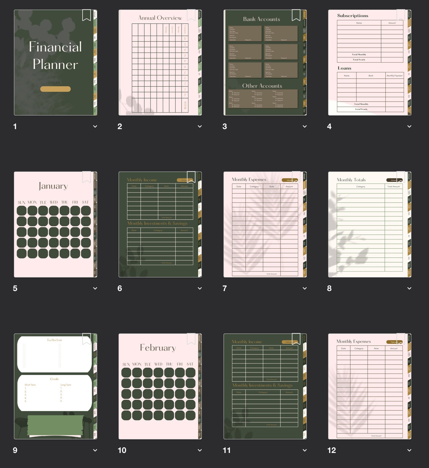 Digital Budget Planner, Finance Tracker, Finance Planner, Digital ...