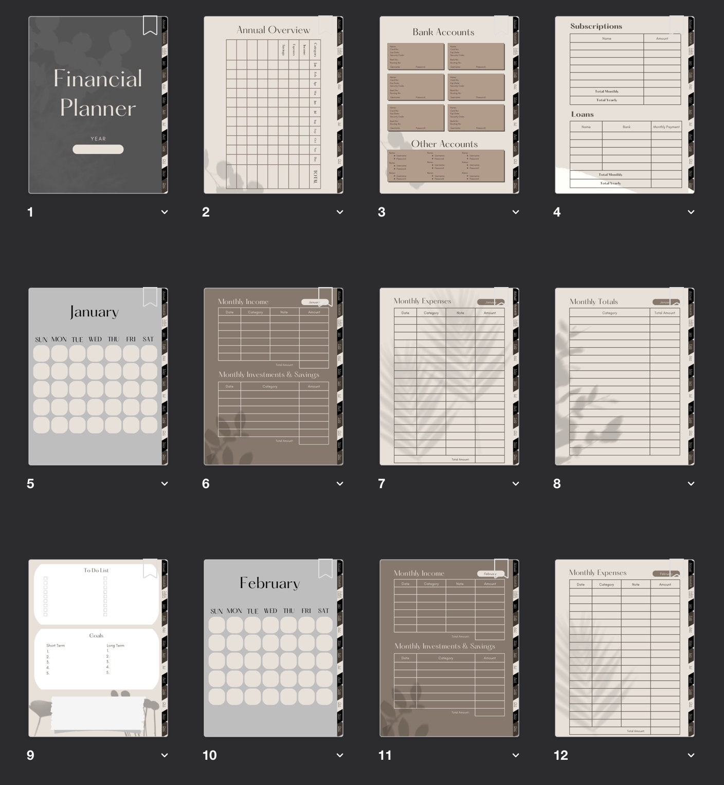 Digital Budget Planner, Finance Tracker, Finance Planner, Digital ...