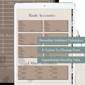 Digital Budget Planner, Finance Tracker, Finance Planner, Digital ...