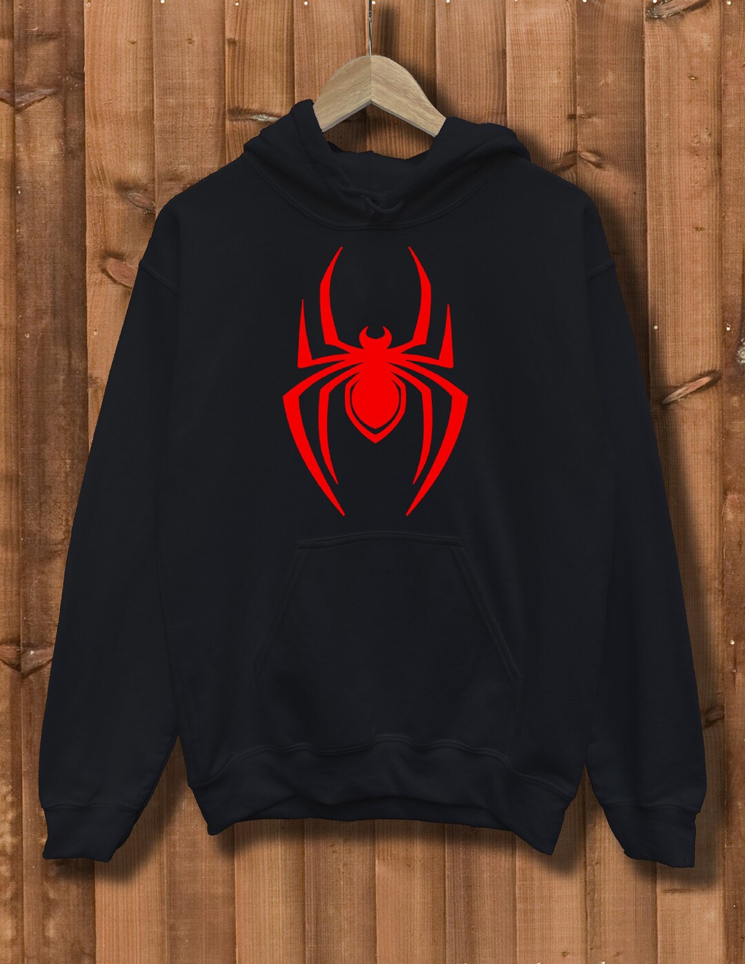 Spider Symbol Miles Version Adults Unisex Pullover Hoodie - Etsy