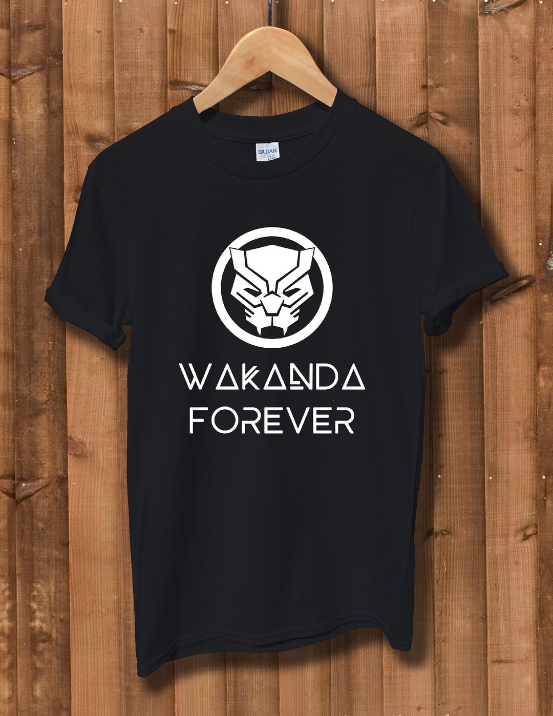 Wakanda Forever Black Panther Symbol Adults Unisex T-shirt - Etsy