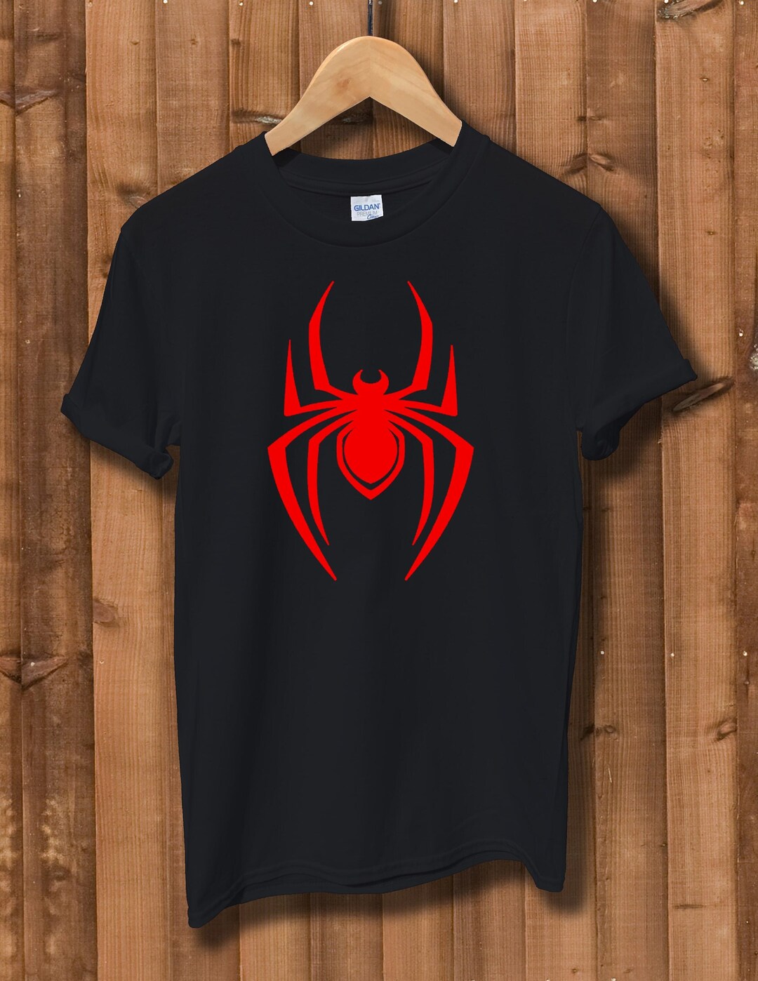 Spider Symbol Miles Version Adults Unisex T-shirt - Etsy